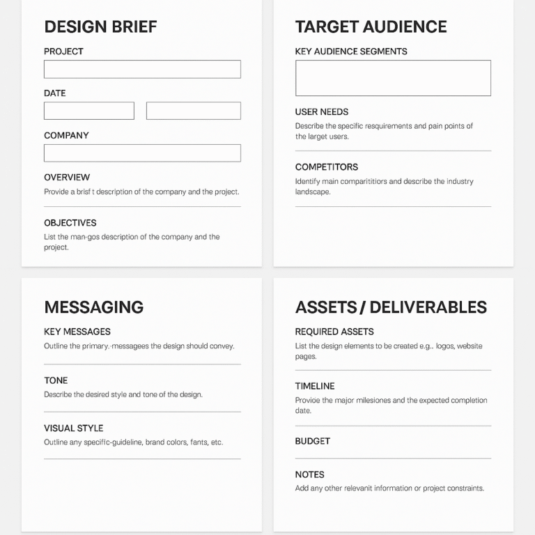 How to Create a Good Design Brief in 7 Simple Steps (With Examples)